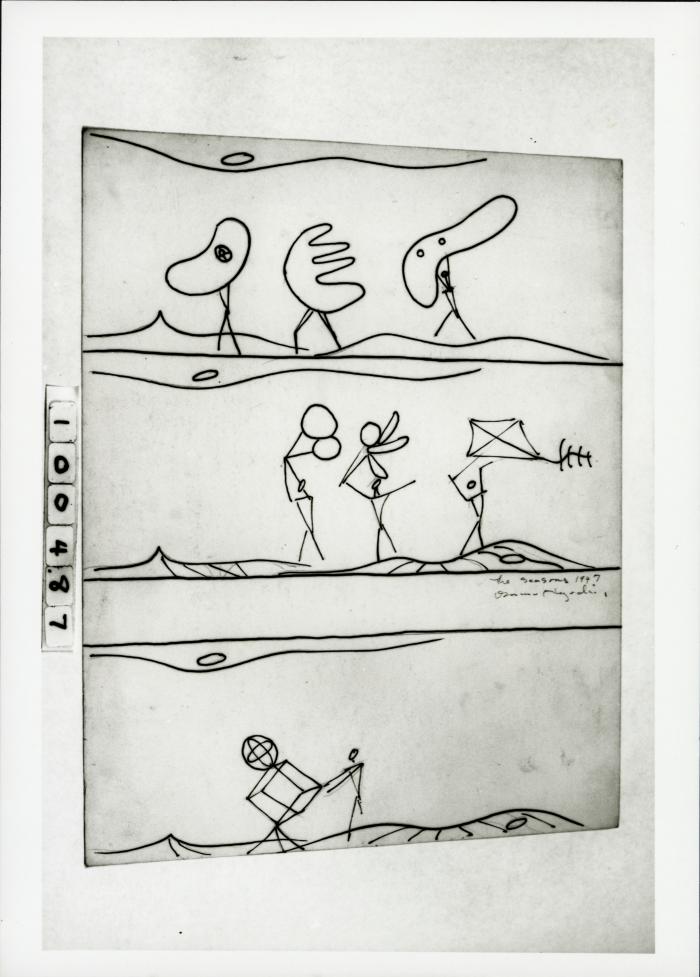The Isamu Noguchi Archive Print Theater Dance The Seasons [02694]