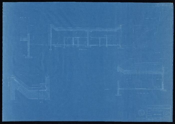 The Isamu Noguchi Archive Document Sections B B [blueprint