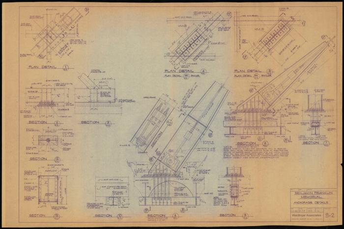 The Isamu Noguchi Archive Document Anchorage Details Bolt Of Lightningmemorial To Ben